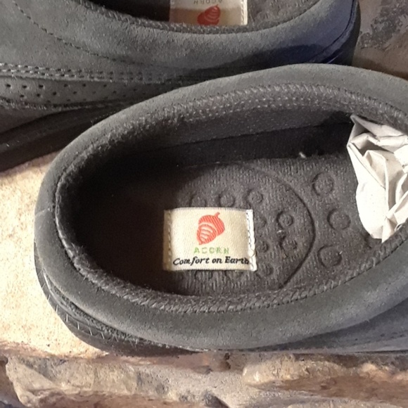Acorn | Shoes | Acorn Brand Gray Suede Clogs | Poshmark